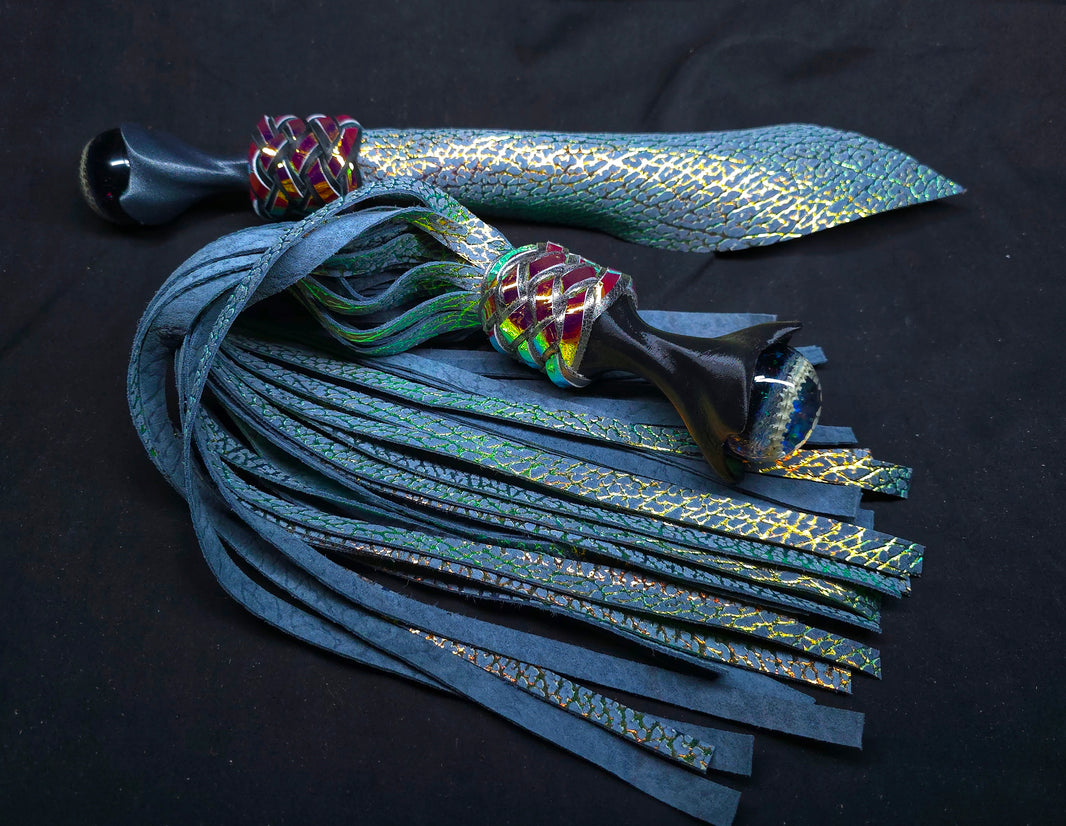 Finger Floggers and Ball Handle Leather BDSM Floggers – Firebird Leather