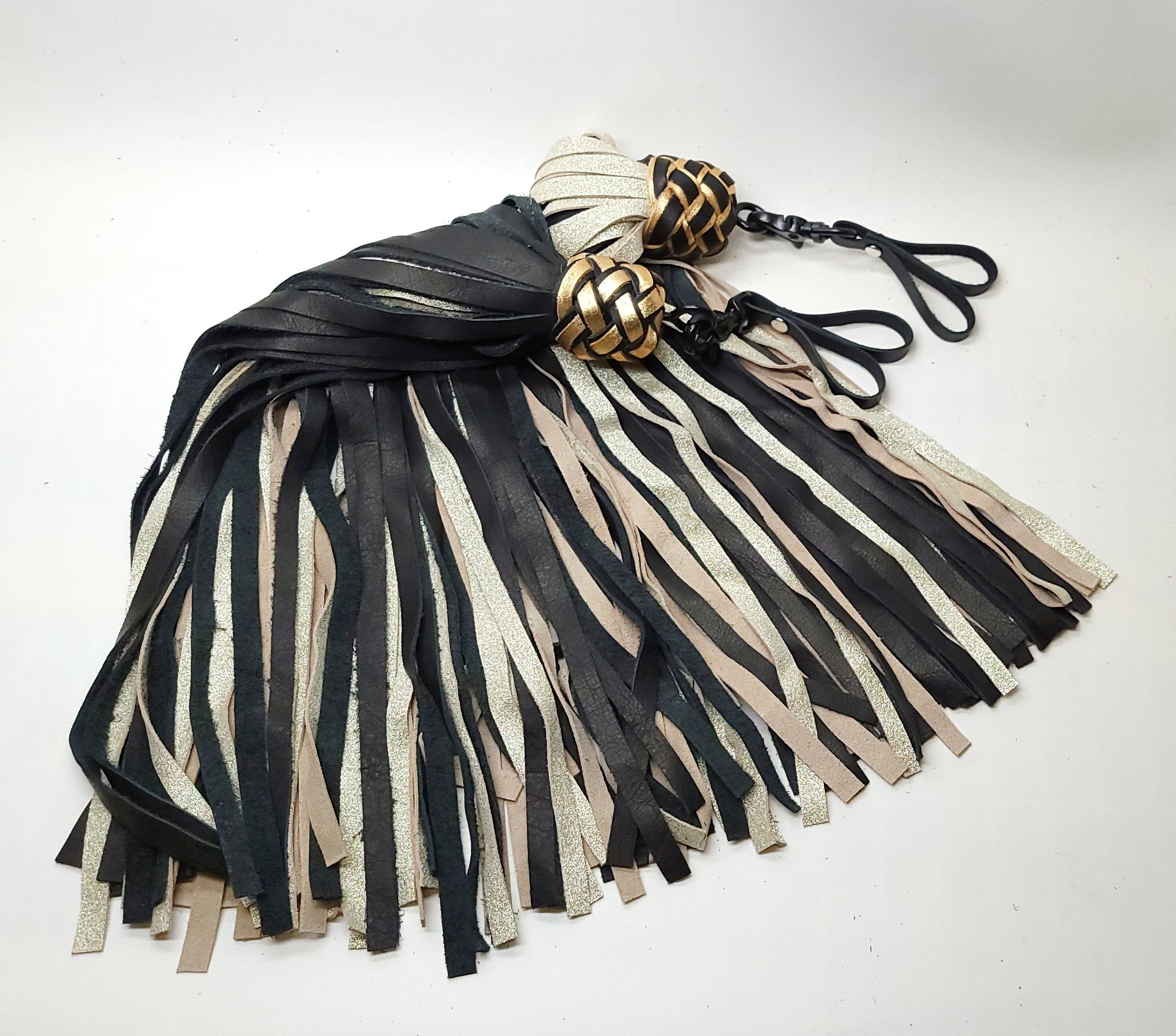 Finger Floggers and Ball Handle Leather BDSM Floggers – Firebird Leather