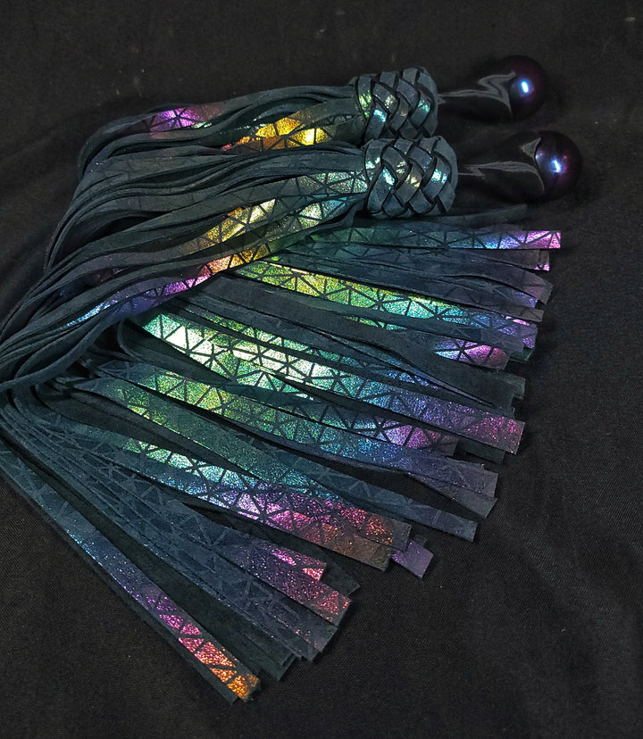 Finger Floggers and Ball Handle Leather BDSM Floggers – Firebird Leather