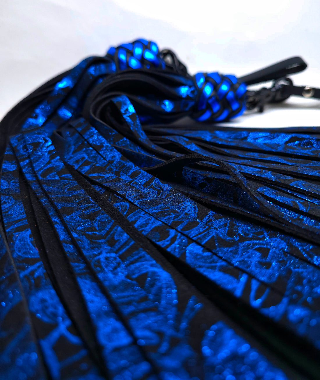Ruby Smoke Leather Finger Floggers – Firebird Leather