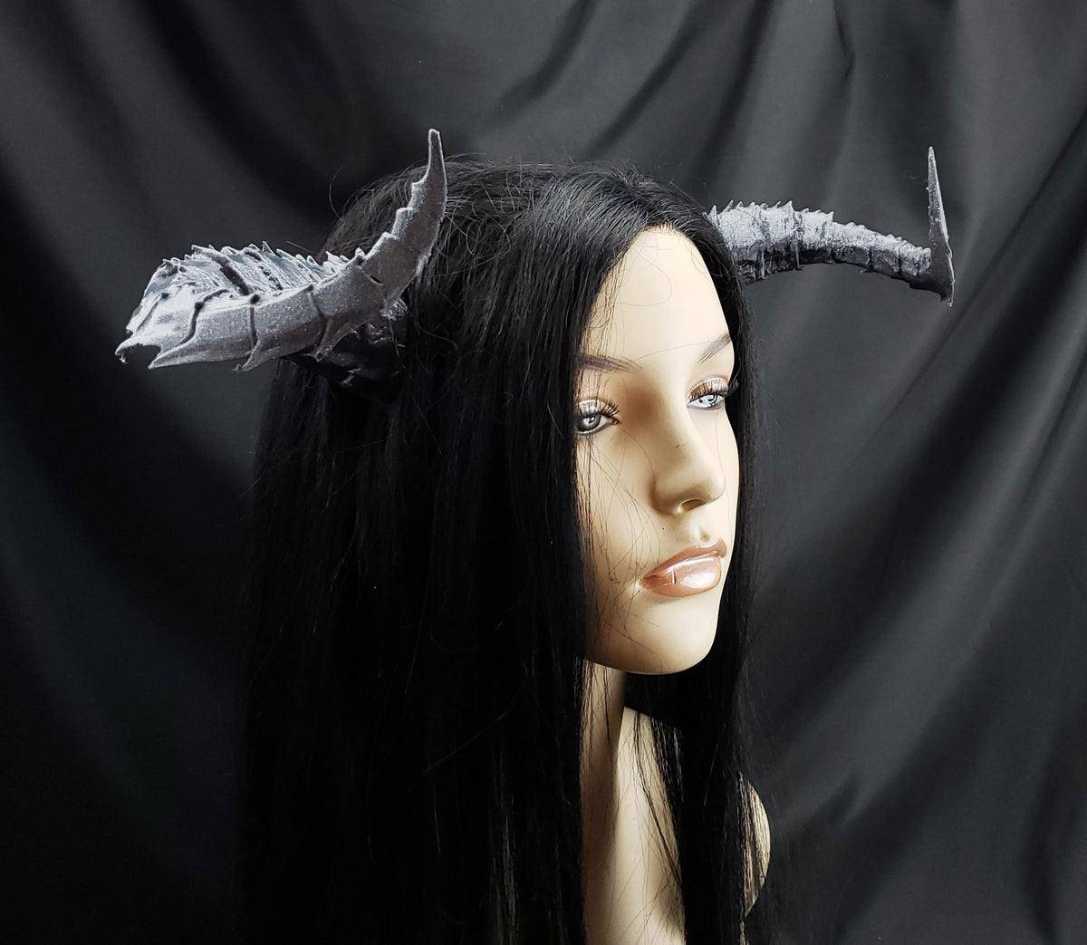 Dragon, Demon, Medium Costume or Cosplay Horns- In Stock – Firebird Leather