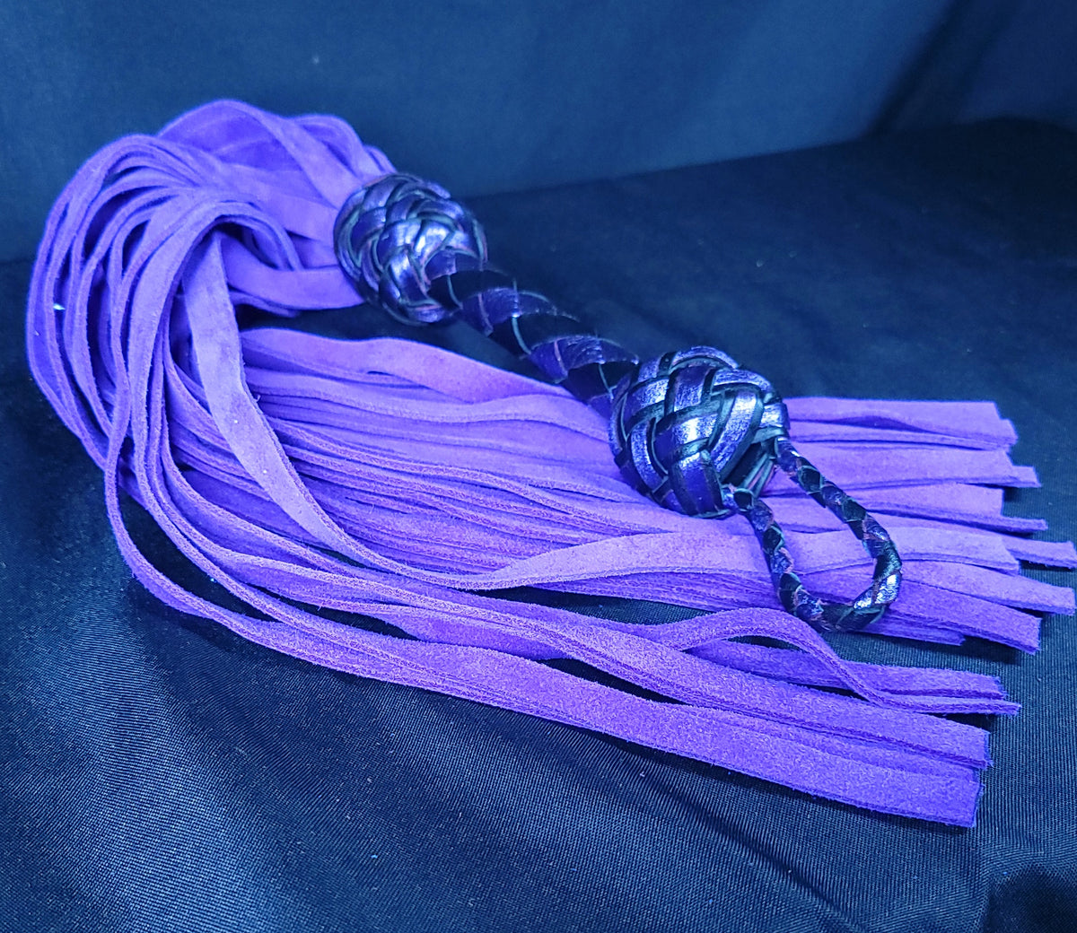 Purple Suede Flogger - In Stock – Firebird Leather