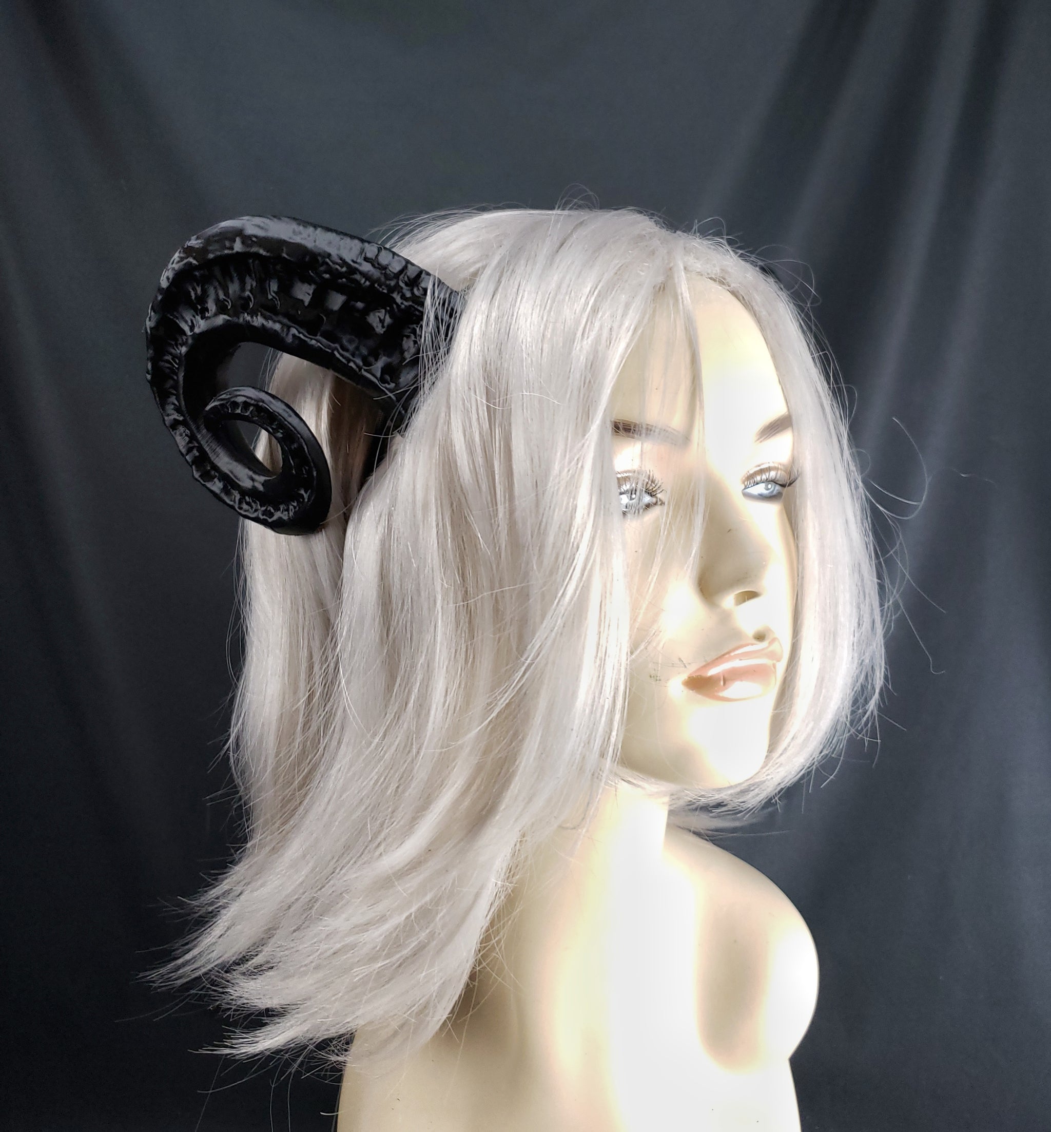 Small Curved Goat Horns- In Stock – Firebird Leather